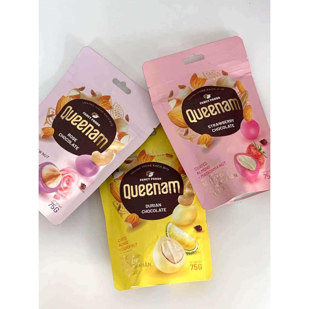 Fancy Foods Queenam 75G(Durian chocolate, Rose chocolate, Strawberry ...