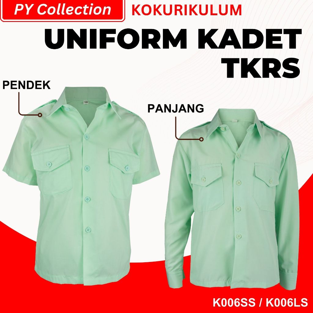 UNIFORM KADET TUNAS REMAJA TKRS / ( LENGAN PENDEK / PANJANG ) K006SS ...