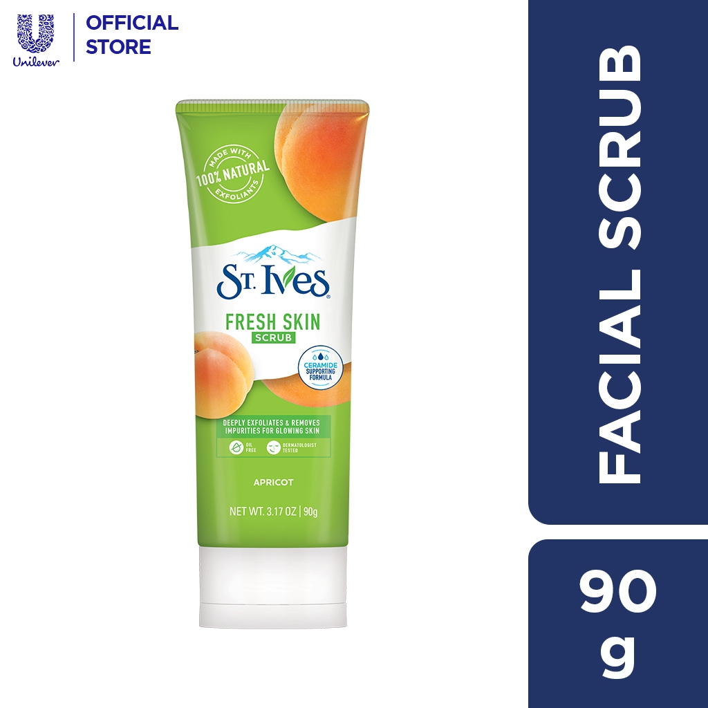 St. Ives Fresh Skin Apricot Face Scrub For Cleaning Invigorating ...