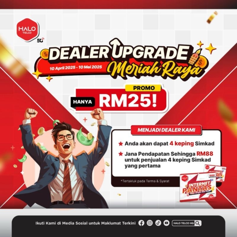 UPGRADE DEALER HALO TELCO - 𝗣𝗘𝗞 𝗣𝗘𝗥𝗠𝗨𝗟𝗔𝗔𝗡 𝗥𝗔𝗞𝗔𝗡 𝗡𝗜𝗔𝗚𝗔 𝗦𝗜𝗠𝗞𝗔𝗗 𝗛𝗔𝗟𝗢 𝗧𝗘𝗟𝗖𝗢 - Daftar Executive ...