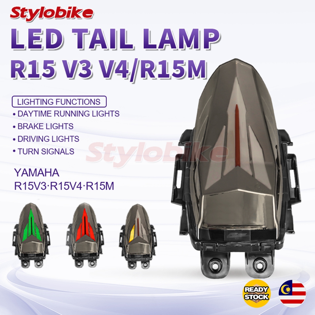 Yamaha R15 V3 R15 V4 R15M LED Tail Light Integrated Tail lamp Lampu ...