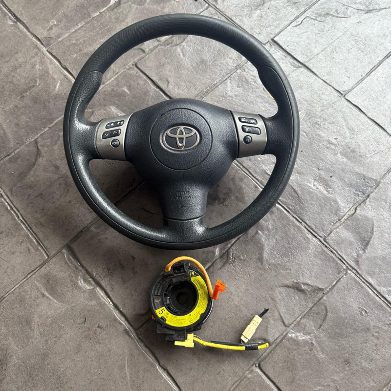 Toyota Wish ANE10 ZNE10 Full Multifunction Steering Wheel with Clock ...