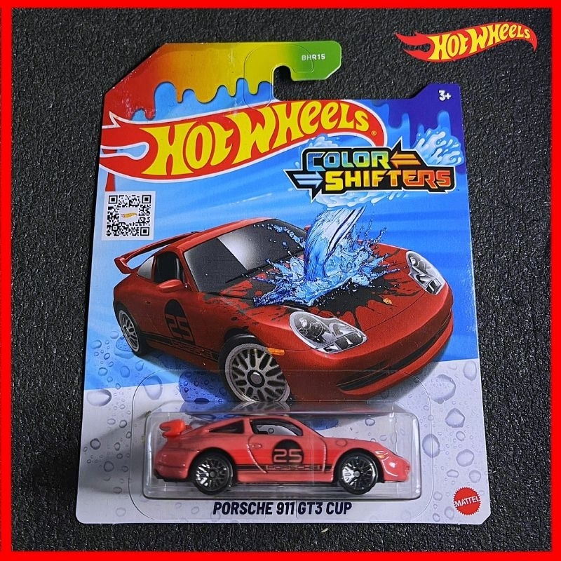 Hot Wheels Porsche 911 GT3 Cup Color Shifter Red & Black Colour Shifter ...