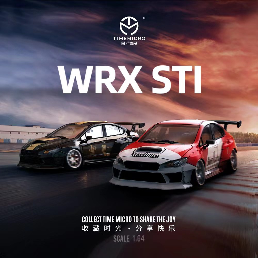 Time Micro 1/64 Subaru WRX STi Marlboro With Figure OR No Figure ...