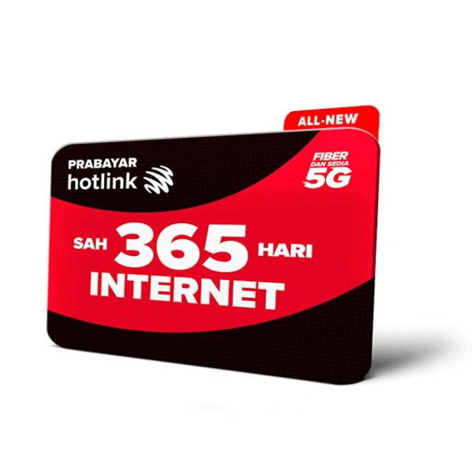 Hotlink Prepaid SIM –365 Days Validity | Pantas & Unlimited Internet ...