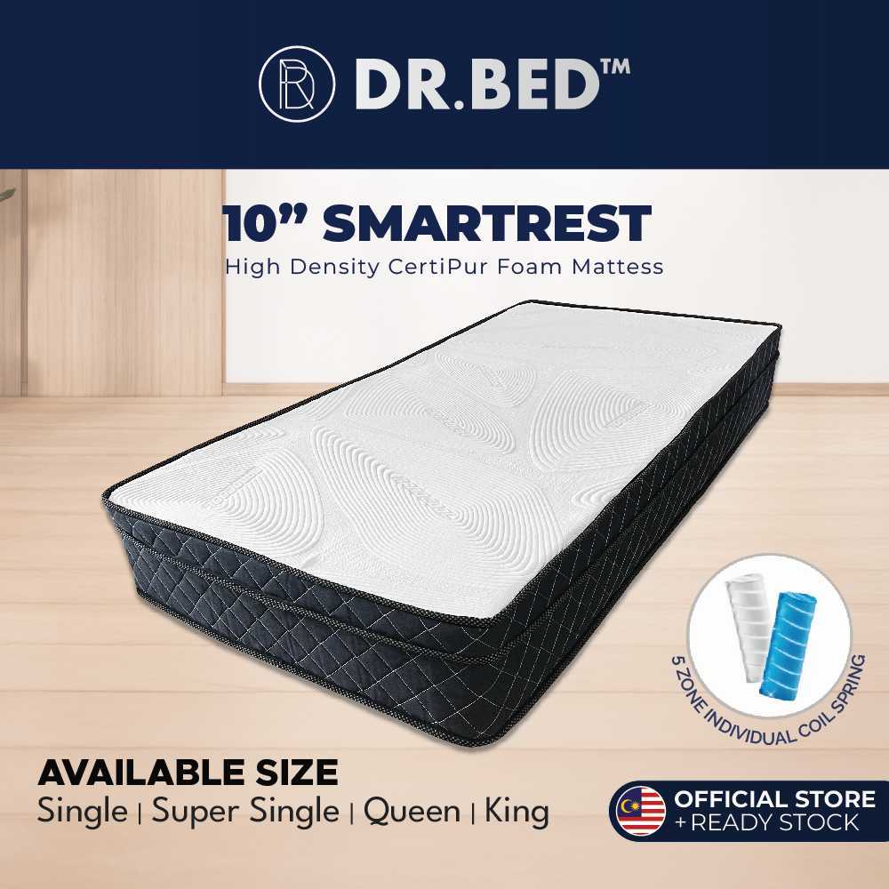 [Free Shipping]Dr.Bed 10" Pocket Spring Mattress Cooling Fabric - Tilam ...