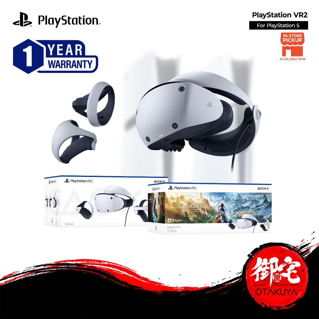 【4.25 SALE】SONY PlayStation 5 VR2 PS VR2 PSVR2 Stand-Alone/Horizon Bundle (1 Year Supplier ...