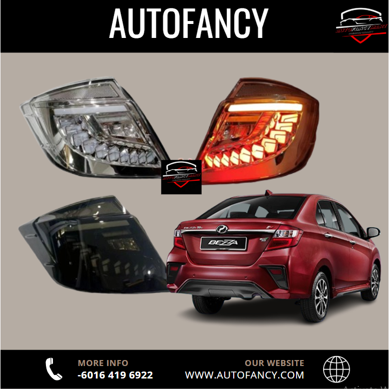 PERODUA BEZZA 2016 - 2022 TAIL LAMP LIGHT BAR RUNNING LED JDM ALBINO ...