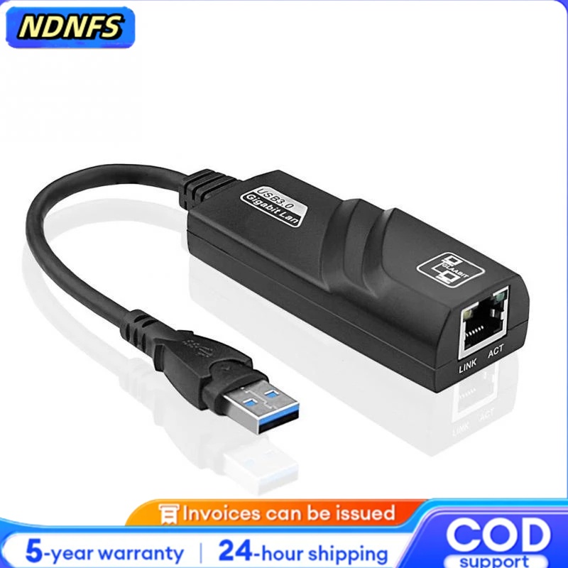 Wired USB 3.0 To RJ45 Adapter 1000Mbps Ethernet LAN Type-C Gigabit ...