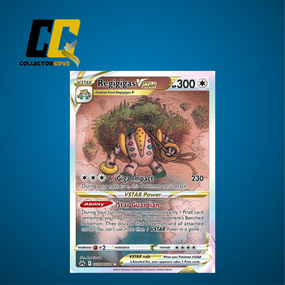 Pokemon Regigigas VSTAR - GG55/GG70 - Ultra Rare Crown Zenith Singles ...