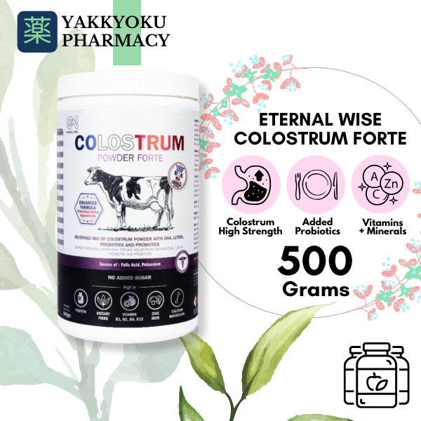Eternal Wise Colostrum Powder Forte Drink 500g With Lutein DHA ...