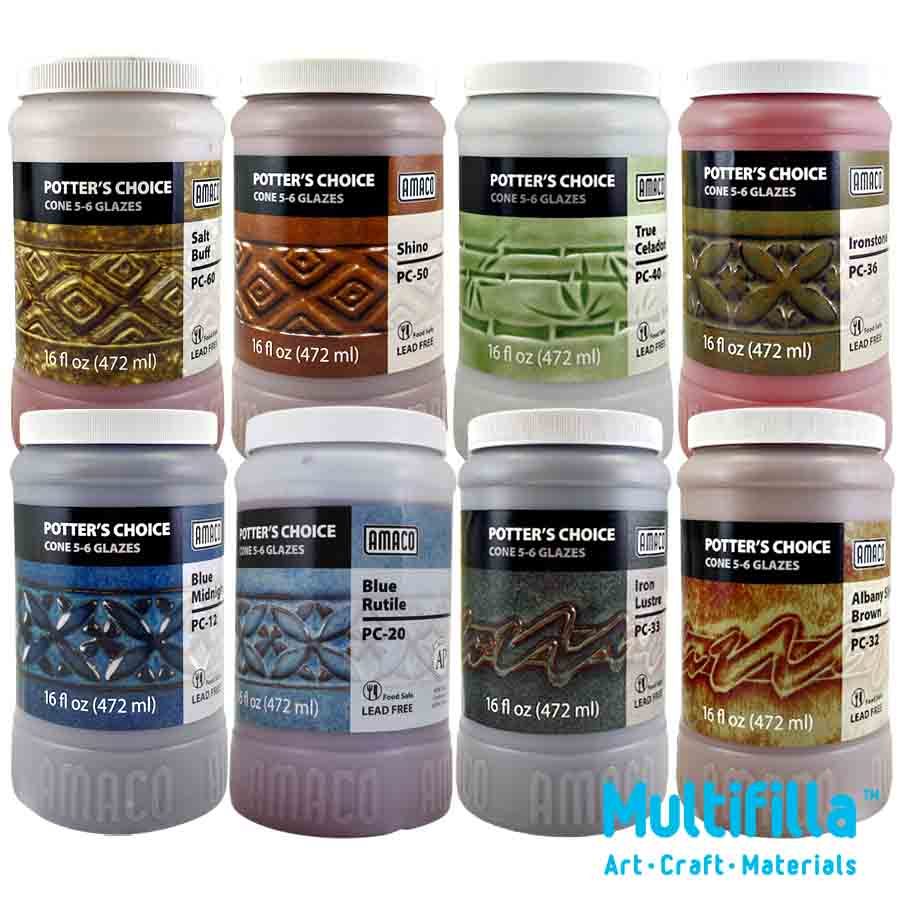 Amaco Potter’s Choice Series – 1 Pint (472ml) - Ceramic Glazes | Shopee ...