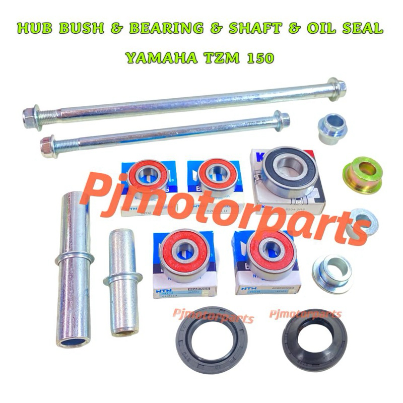TZM150 / TZM 150 FRONT REAR HUB BEARING SPROCKET BUSH COLLAR BUJUNG ...