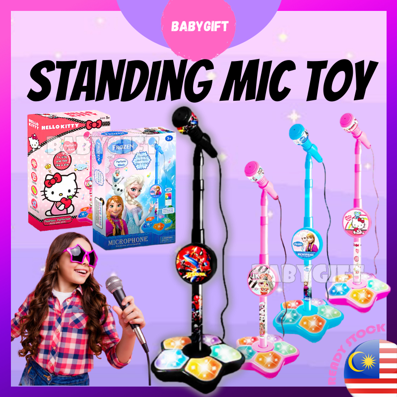 Kids Microphone Standing Kids Toys Singing Mic Toy Karaoke Mic with ...