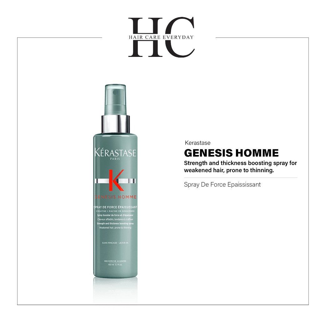 Kerastase Genesis Homme Spray De Force Epaississant 150ml ( Thickness ...