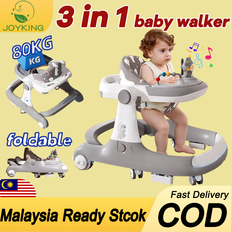 Ready Stock baby walker With Music Anti-O-Leg Foldable Portable ...