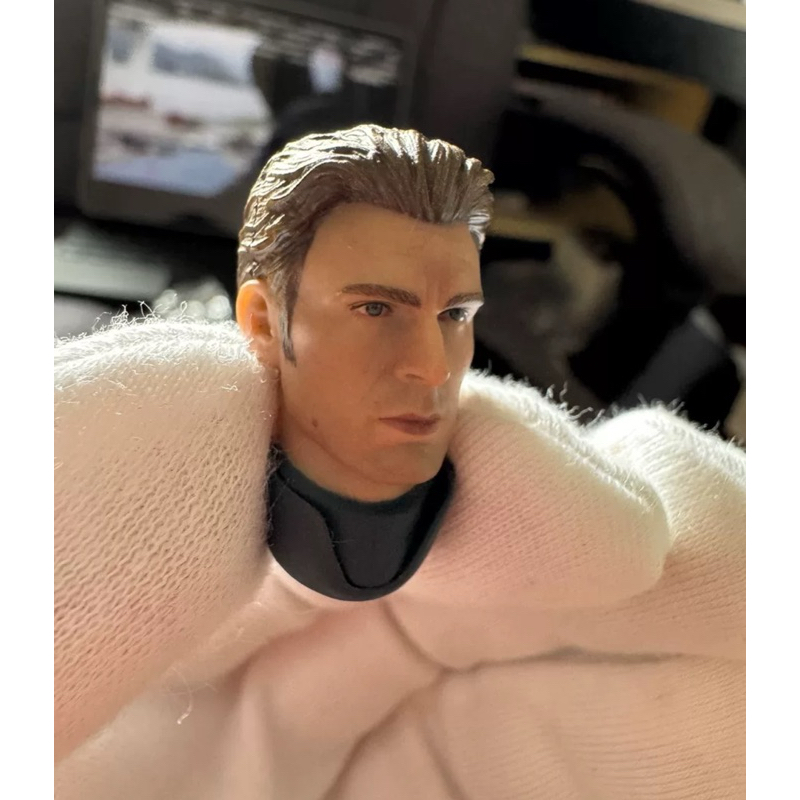 Nota Captain America Steve Roger Head Scuplt | Shopee Malaysia