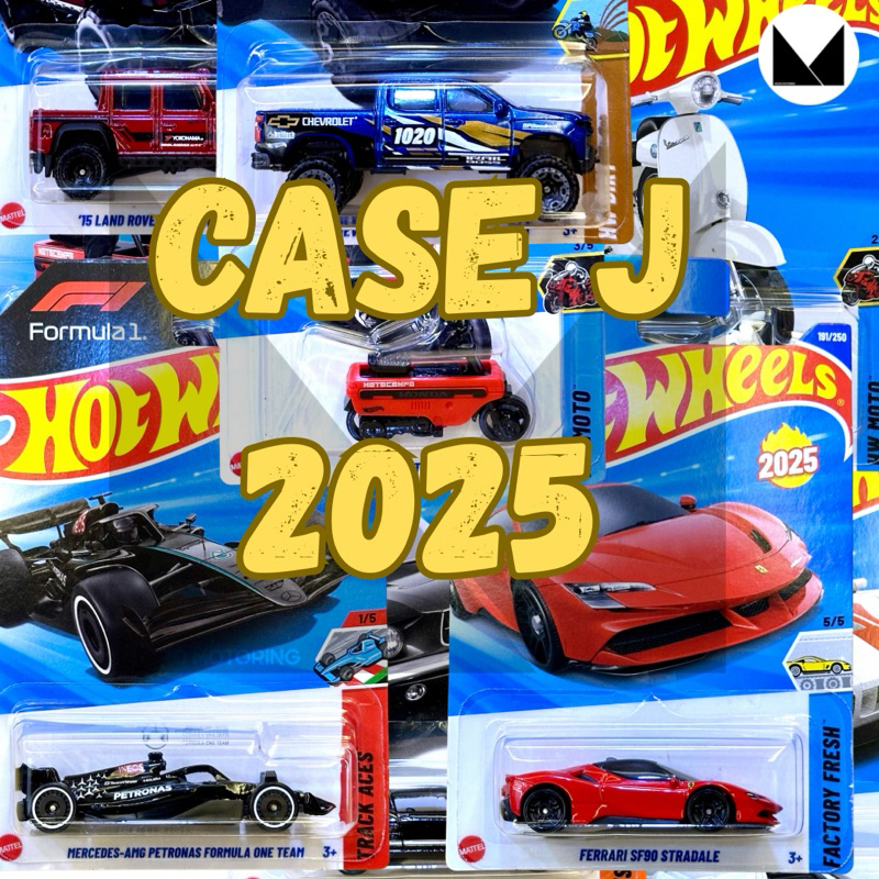 [Hot Wheels F1 Mercedes Petronas Ferrari] Hot Wheels Case J 2025 JDM ...