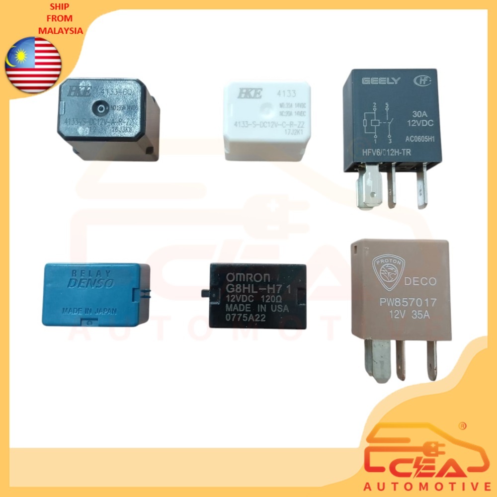1 PCS 4PIN 5PIN RELAY 12V 20A 35A 40A CAR HEADLAMP FUEL PUMP PROTON ...