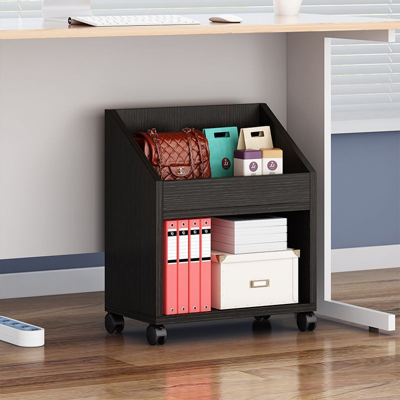 Movable Desk Side Bookshelf Bedside Storage Rack Bedroom Desk Side ...