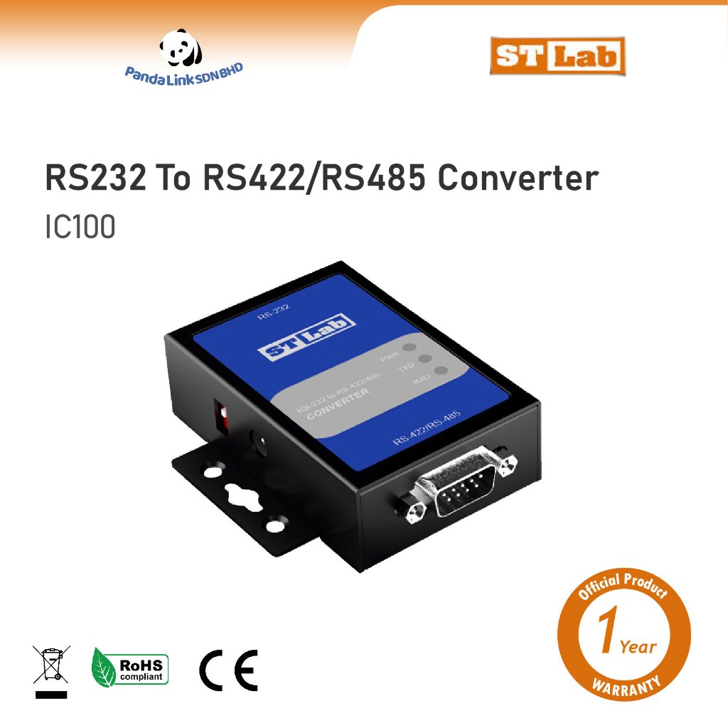 ST-LAB IC100 RS232 to RS422/RS485 Converter | Shopee Malaysia