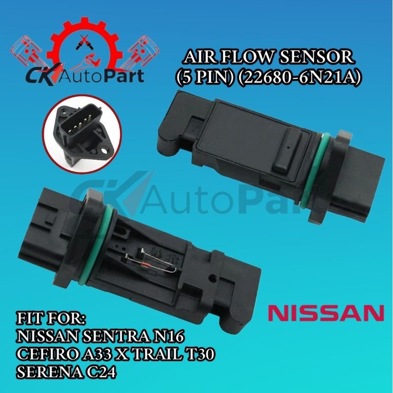 NISSAN SENTRA N16 CEFIRO A33 X TRAIL T30 SERENA C24 AIR FLOW SENSOR (5 ...