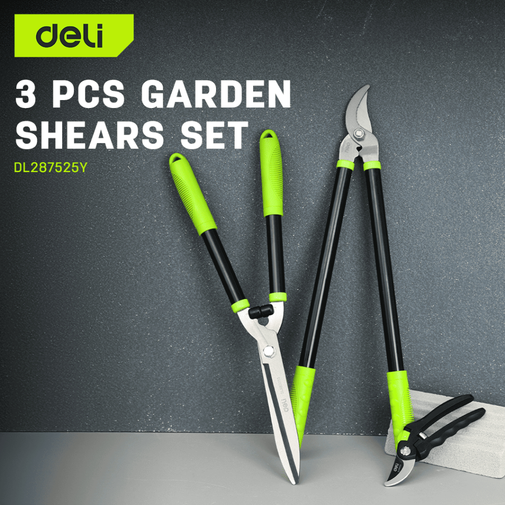 DELI 3 Pcs Garden Shears Set DL580003 | Shopee Malaysia