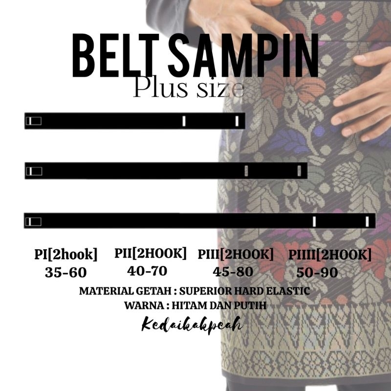 BELT SAMPIN - PLUS SIZE | Shopee Malaysia