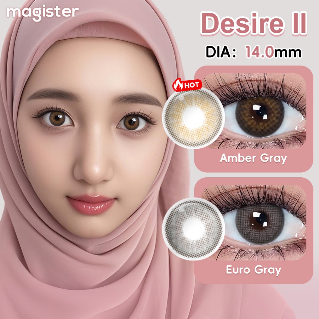 Magister Contact Lens 1Pair Colored Desire Ii Contact Lenses Natural 14 ...