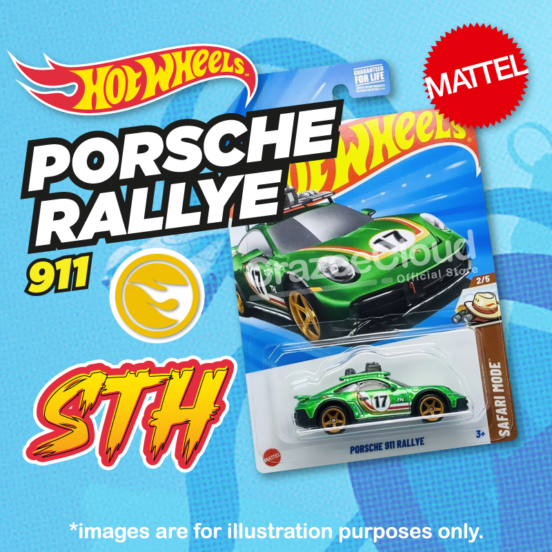 Hot Wheels [STH] Porsche 911 Rallye Safari Mode Super Treasure Hunt ...