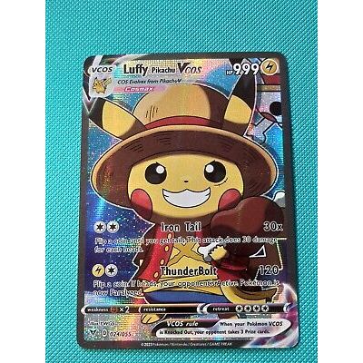 (EN) Pokemon X One Piece Monkey D Luffy SP nika pikachu Vcos colab ...