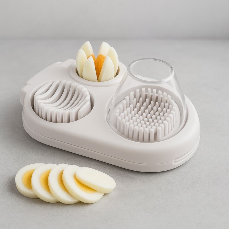 3 in 1 Egg Cutter | Pemotong Telur Serbaguna | 多功能切蛋器 — Untuk Telur ...
