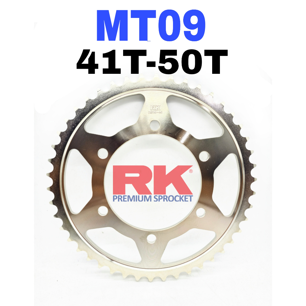 RK Rear Sprocket Belakang Yamaha MT09 Tracer 41 / 42 / 43 / 44 / 45 ...