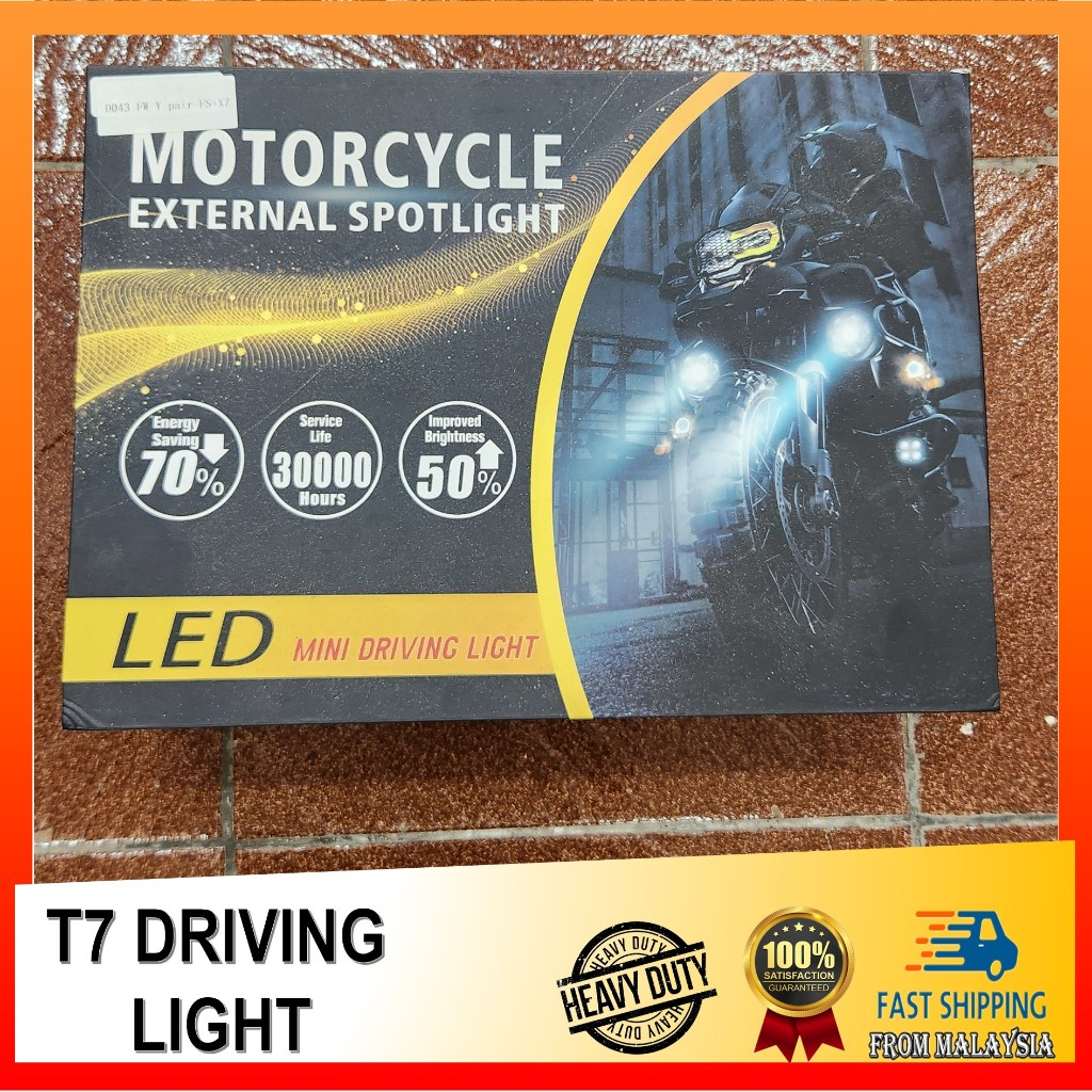T7 DRIVING LIGHT UNIVERSAL ROUND SPOTLIGHT 4.5 INCH | Shopee Malaysia