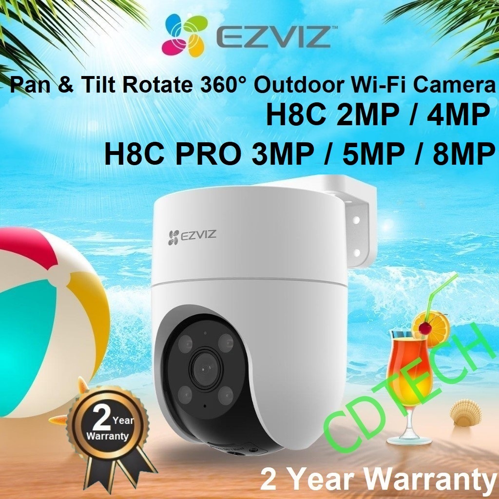 Ezviz H8C 1080p 2MP 4MP 5MP 8MP H8C PRO Outdoor 360 Pan Tilt Smart ...