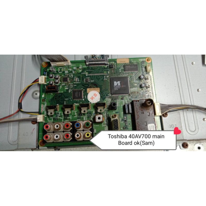 TOSHIBA 40AV700 ORIGINAL 100% USED BOARD TV MAIN BOARD POWER BOARD ...