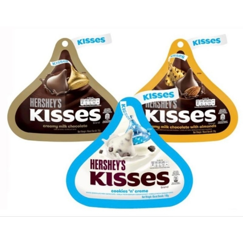 HERSHEY'S Kisses Chocolate 36g/82g – Milk, Almond, Cookies 'n' Creme ...