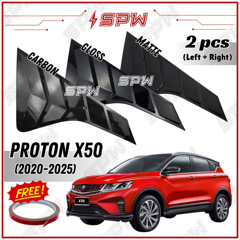 Proton X50 (2020-2025) Window Cover Mustang Rear Side Window Cover ...