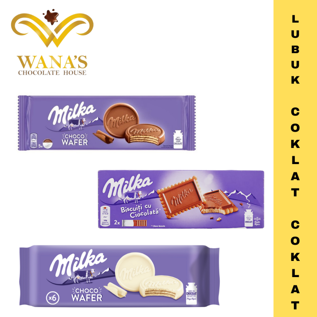 CHOCOLATE MILKA WAFER BISKUT | Shopee Malaysia