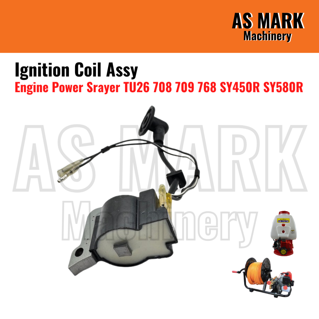 Mesin Pam Racun Power Sprayer Engine Pump Plug Coil Ignition Coil TU26 ...