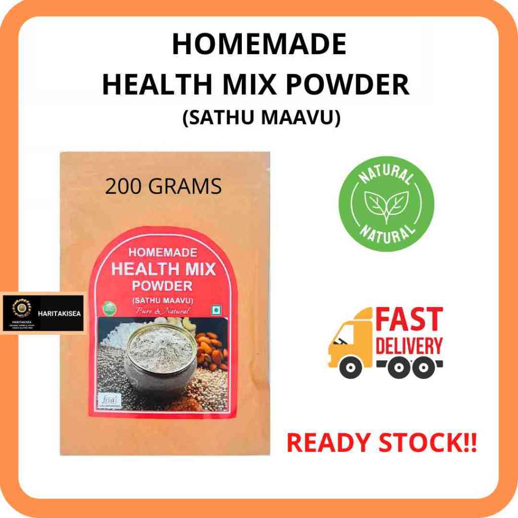 NATURAL HEALTH MIX POWDER 200 GMS(SATHU MAAVU, MULTIGRAIN,PROTEIN ...