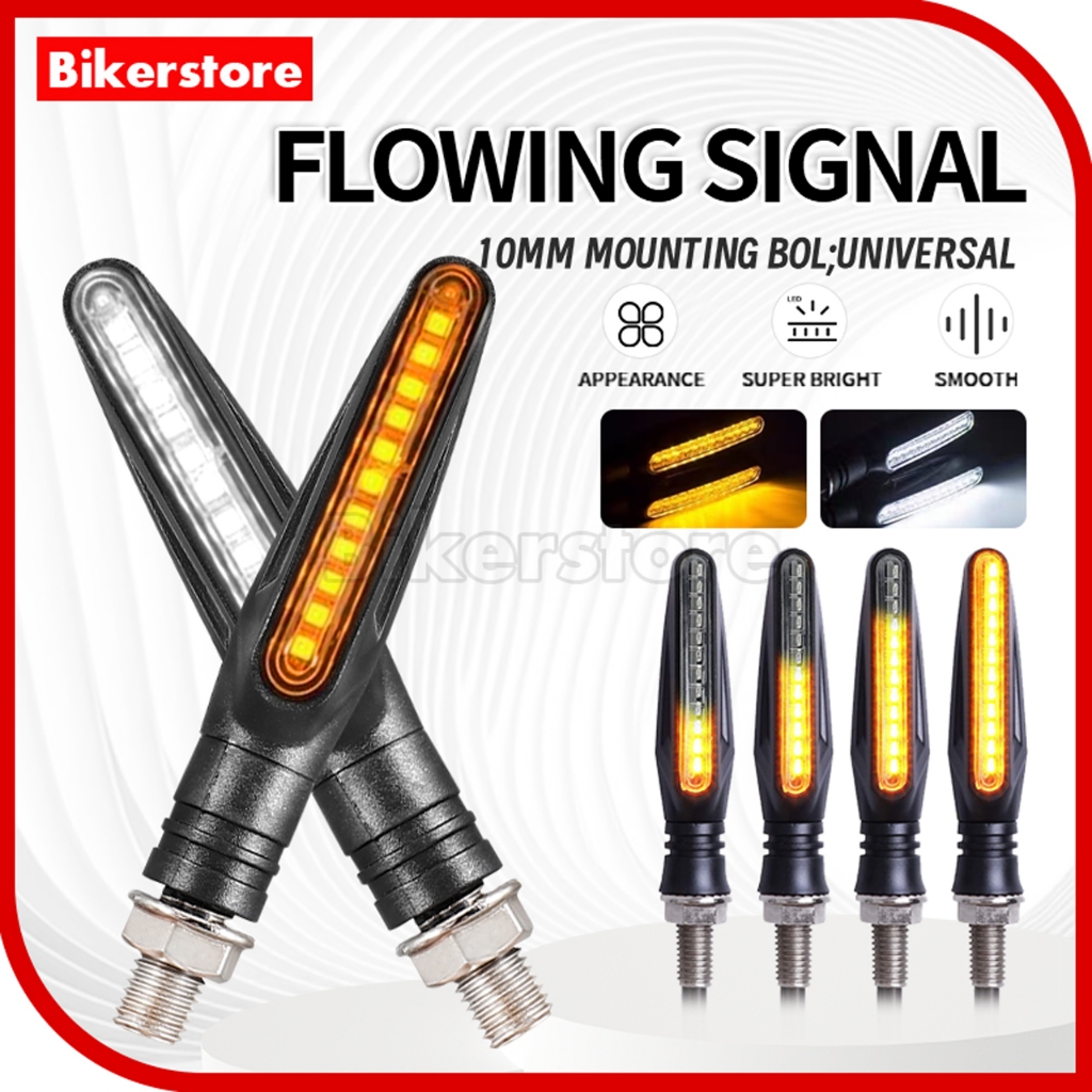 2Pcs Signal Light LED Flowing Signal Turn Signals Lights Flashing Lamp ...