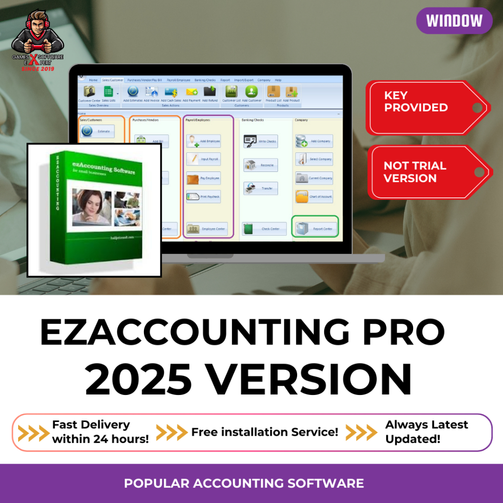 ezAccounting 2025 For Windows For Small Business | Accounting Software ...