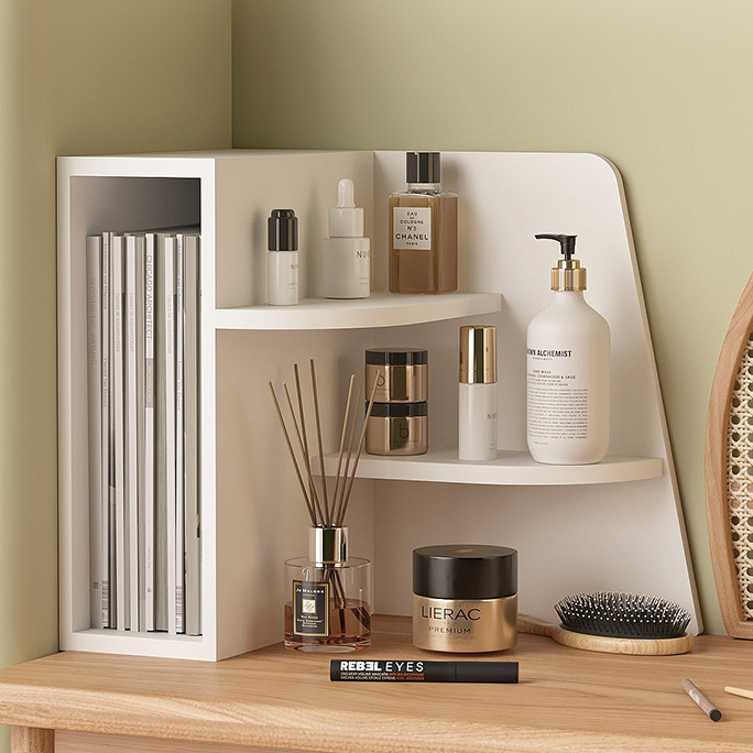 Desktop Cosmetic Perfume Display Rack Corner File Storage Cabinet ...