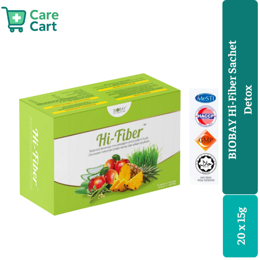 BIOBAY Hi-Fiber Sachet (20 x 15g) | Shopee Malaysia