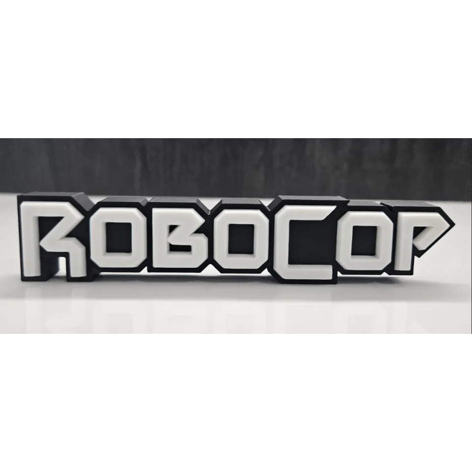 Robocop 3D Logo (Desk Decoration) | Shopee Malaysia