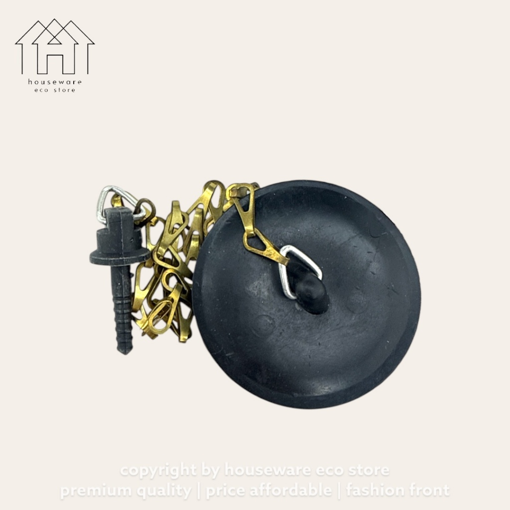 Flexible Rubber Bath Plug Convenient Sink Plug Chain Durable Drain ...