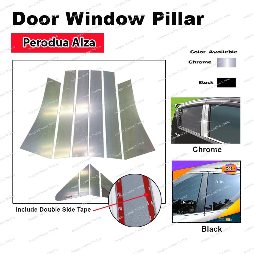 PERODUA ALZA Car Door Window Pillar Automotive Door Pillar / Modifikasi ...
