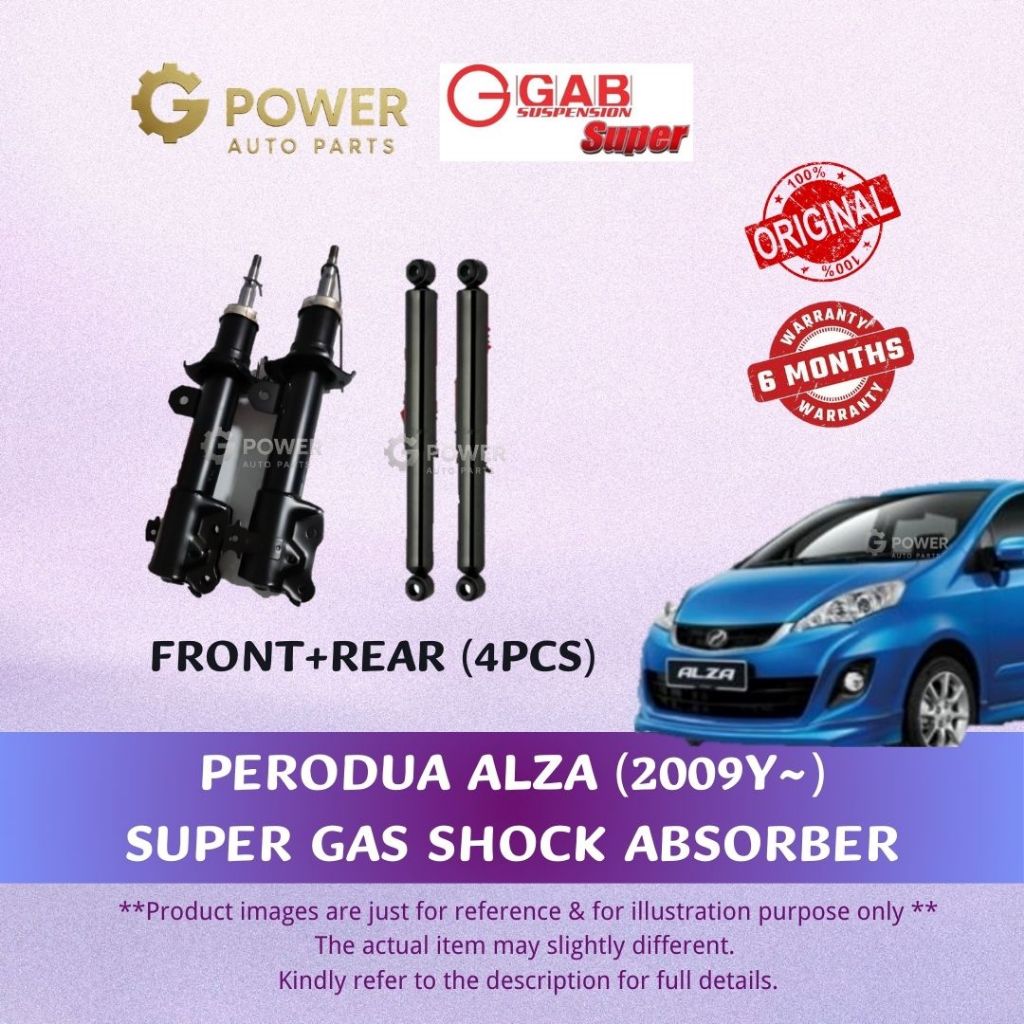 PERODUA ALZA D46T (2009-2021) ORIGINAL GAB SUPER GAS SHOCK ABSORBER ...