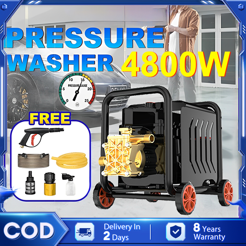 REAIM Water jet High Pressure 4800W Cleaner Water Jet Sprayer Machine ...
